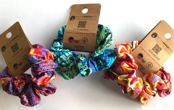 Scrunchies Large - Better World Arts - Planet Corroboree