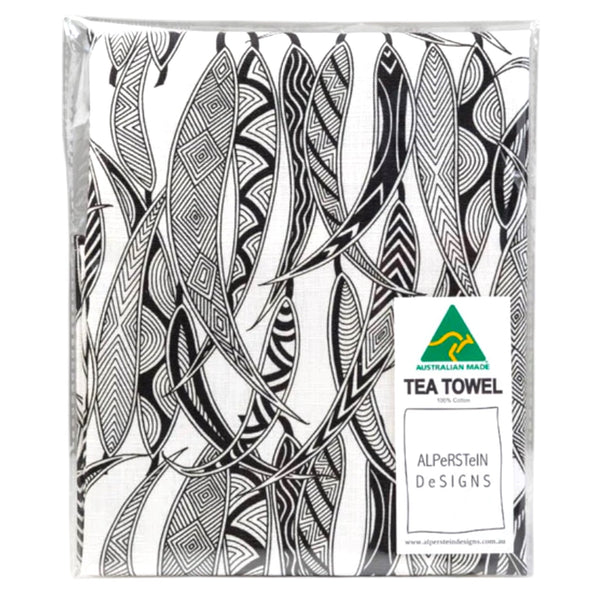 Australian Made Tea Towel - Dancing Wombat - by Mick Harding - Planet ...