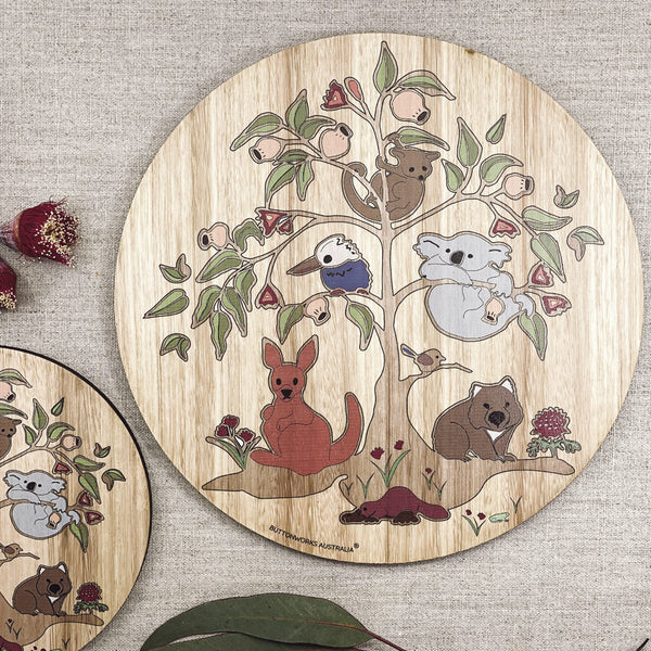 Animal Wildlife Tree Trivet - Planet Corroboree