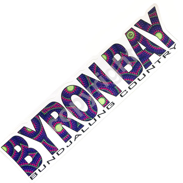 Byron Bay Sticker - 3 Different Colour Options - Planet Corroboree