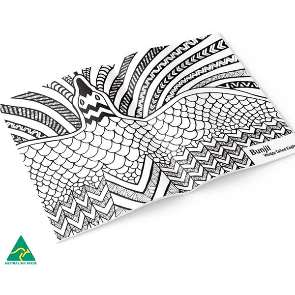 Dancing Wombat Colouring Book by Mick Harding - Planet Corroboree