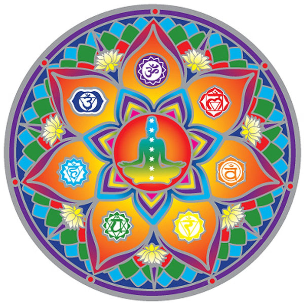 Seven Chakras- Sunseal Sticker - Planet Corroboree