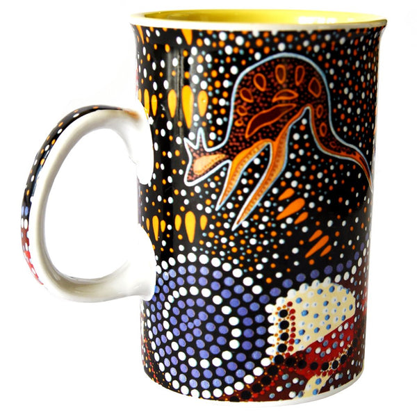 Journey of the Coastal Kooris mug by Ron Potter - Planet Corroboree